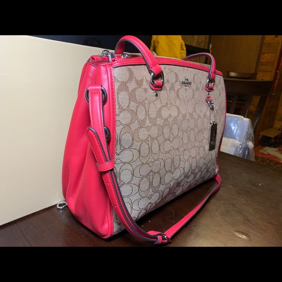 Coach | Bags | Nwt Coach F3692 Stanton In Signature Jacquard | Poshmark